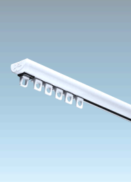 Tringle Rail Simple DS Blanc | StoresEnrouleur.com