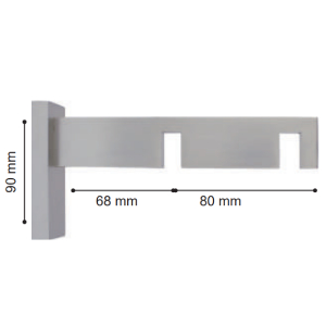 Support Mur Double SLIM | StoresEnrouleur.com